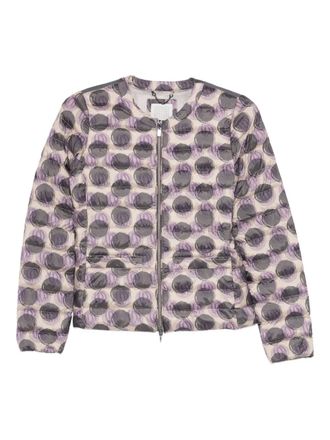 Geox Gefütterte Jacke mit grafischem Print - Nude