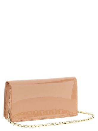 Christian Louboutin Womens Bettina Clutch Pink Calfskin Leather