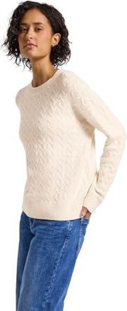 Street One 3015494 Pull structuré Douillet, Beige Doux, 44 Femme