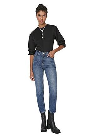 Trendyol Jean Mom, Bleu, 62 Femme