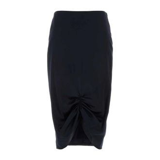 Valentino Garavani Stretch-Krepprock - - Skirts - Damen - Blau - S