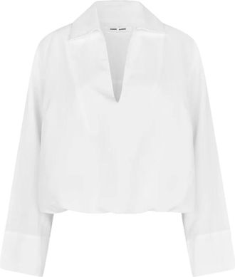 Sams&oslash;e & Sams&oslash;e Femme, Blouses et Chemises, Blanc, Taille: 36 FR Blouses
