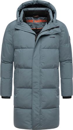 Stone Harbor Herren Steppmantel Hadrieen mit Fleecefutter & Kapuze