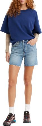 Levi's Damen 501 Mid Thigh Shorts Denim Shorts, Odeon, Mittel, W28