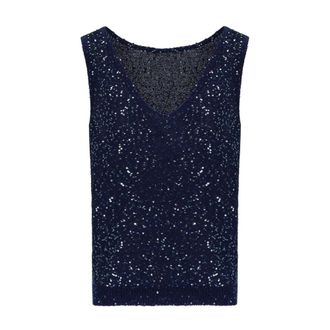 Max Mara Milord Top - - Knitwear - Damen - Blau - L