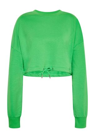 Mymo Sweatshirt Damen gr&uuml;n