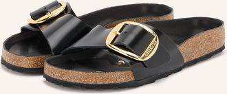 Birkenstock Pantoletten Madrid Big Buckle schwarz
