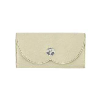 Burberry Genarbtes Kalbsleder Portemonnaie - - Accessories - Damen - Beige - ONE SIZE