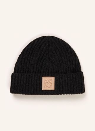 Loewe Cashmere-M&uuml;tze schwarz