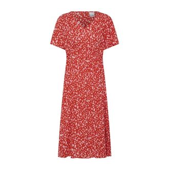 Ichi Ichi, Femme, Robes, Rouge, Taille: 44 FR Midi Robes
