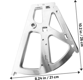Garneck 2-Schicht Schuhkipperhalterung Aus Edelstahl Mit Zubehör Für Schuhschrank Flexibel Und Langlebig