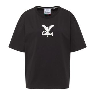 Carlo Colucci Oversize T-Shirt - - Tops - Damen - Schwarzk - XL