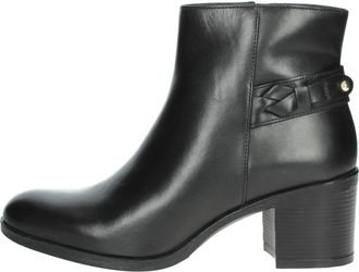 Geox D New ASHEEL Ankle Boot, Black, 41 EU