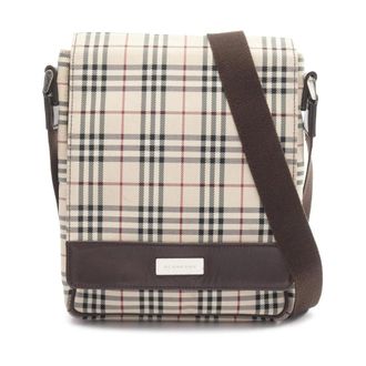 Burberry Sac bandouli&egrave;re vintage Haymarket Check doccasion - Femme - Pre-owned - Noir - Taille: ONE Size