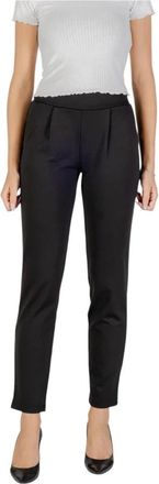 Ichi Ichi, Femme, Pantalons, Noir, Taille: 38 FR Pantalon &agrave; Taille &Eacute;lastiqu&eacute;e