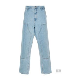 Carhartt Work in Progress Homme, Jeans, Bleu, Taille: W32 Double Knee Pant