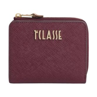 Alviero Martini 1A Classe Portefeuille compact zipp&eacute; Geo Classic - Femme - Accessoires - Rouge - Taille: ONE Size