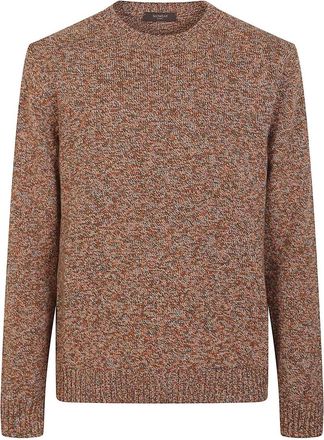 Zanone Pull Col Rond - Orange