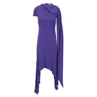 Acne Studios Femme, Robes, Violet, Taille: 38 FR Layered Midi Dress