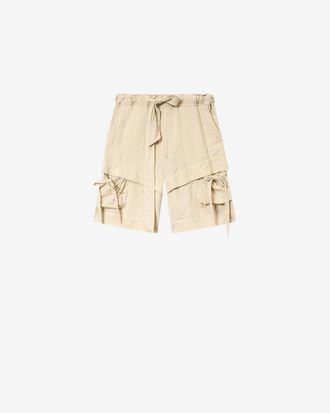 Isabel Marant Short Bermia - Femme - &Eacute;cru - Taille 34 - Marant &Eacute;toile