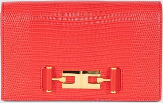 Elisabetta Franchi Mini-Handtasche mit Eidechsen-Print und abnehmbarem Schultergurt