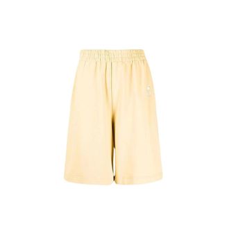 Isabel Marant Logo-bestickte Shorts mit geraden Taschen - - Shorts - Herren - Gelb - S