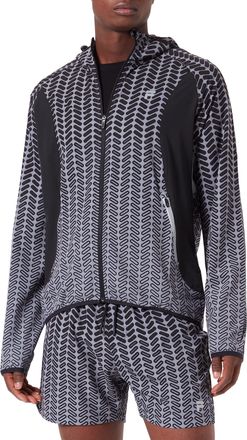 Fila Herren RAGA Hooded Running Jacket, Night Owl Fade AOP, L