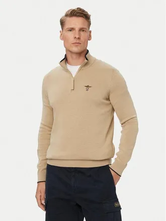 Aeronautica Aeronautica Militare Pullover 262MA1670UL00506 Beige Regular Fit