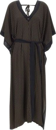HUGO BOSS Femme, Robes, Noir, Taille: 38 FR Monogram Caftan