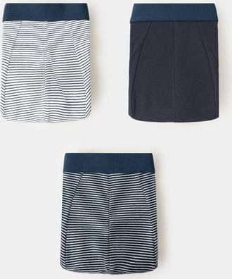Mango Lot 3 slips coton combin&eacute;s bleu marine - Homme - XL - MANGO MAN