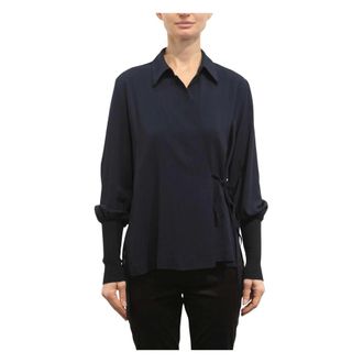 Pierantonio Gaspari Damen, Blusen & Hemden, Blau, SGr&ouml;&szlig;e