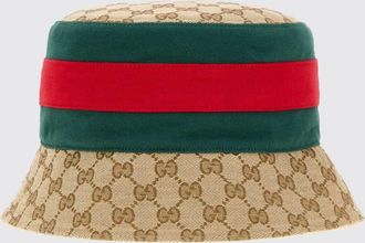 Gucci Bob en tissu &agrave; monogramme et motif &agrave; rayures bicolores