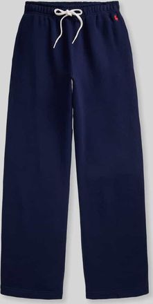 Polo Ralph Lauren Wide Leg Sweathose aus Baumwoll-Mix mit Logo-Stitching