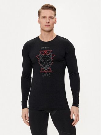 Brubeck Technisches T-Shirt LS1414M Schwarz Slim Fit