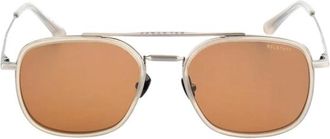 Belstaff Homme, Accessoires, Brun, Taille: ONE Size Lunettes de soleil &agrave; monture en acier inoxydable