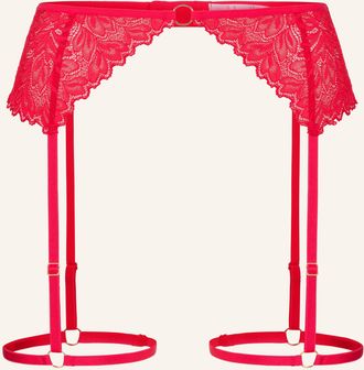 erlich textil Erlich Textil Spitzen Strumpfhalter Dreamy Lace G&uuml;rtel rot