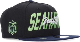 New Era Seattle Seahawks Flache Schirmm&uuml;tze - - Accessories - Herren - Schwarzk - S