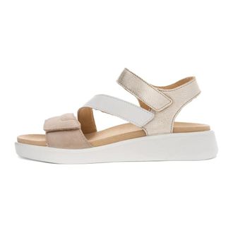 Ara Elegante Sandale in Sand/Wei&szlig;/Platin - - Shoes - Damen - Beige - 39 EU