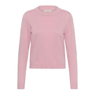 Part Two Round-Neck Strickwaren - - Knitwear - Damen - Rosa - 2XL