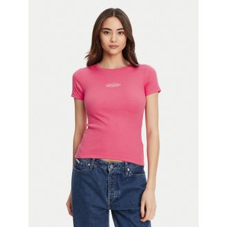 Guess T-Shirt W5YP37 KA0H1 Rosa Slim Fit