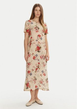 Max Mara Sommerkleid Giudy 2515221212 Beige Regular Fit