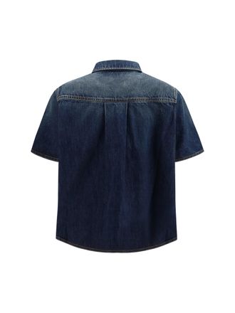 Loewe Denim Trapeze Shirt - Navy