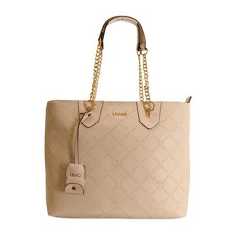 Liu Jo Femme, Sacs, Beige, Taille: ONE Size Sac Shopper Élégant