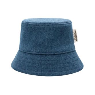 Ruslan Baginskiy Chapeau seau - Femme - Accessoires - Bleu - Taille: M
