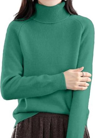 Generic Pulls pour Femme UK, Pull &agrave; Col Roul&eacute; pour Femme, Pull L&eacute;ger de Base pour Femme, Haut &agrave; Manches Longues en Tricot Souple &agrave; Col Haut pour Superposition