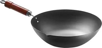 Generico Sghtil Po&ecirc;le en fer - Po&ecirc;le japonaise en fer forg&eacute; &agrave; la main antiadh&eacute;sive | Batterie de cuisine antiadh&eacute;sive pour la cuisine naturelle, la maison, la 