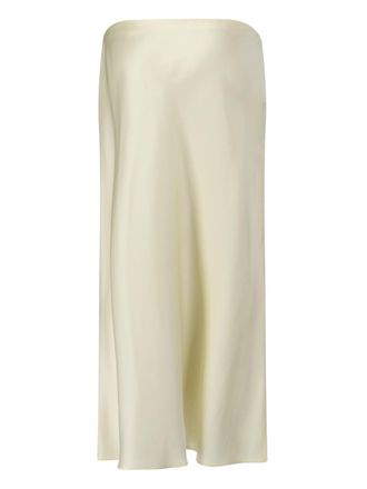 Khaite Womens Skirts Yellow Acetate