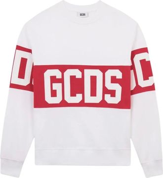 GCDS Gcds, Homme, Sweatshirts et sweats &agrave; capuche, Rouge, Taille: M SweaT-shirt
