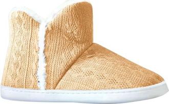 Generic Pantoufles chaudes et moelleuses pour femme - Bottines classiques &agrave; talon plat confortables &agrave; enfiler pour int&eacute;rieur et ext&eacute;rieur - Chaussons dhiver c