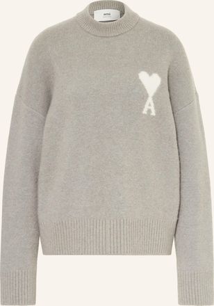 Ami Ami Paris Pullover Mit Alpaka grau